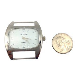 Mossie | Accessories | Mossie Rectangular White Face Watch | Poshmark